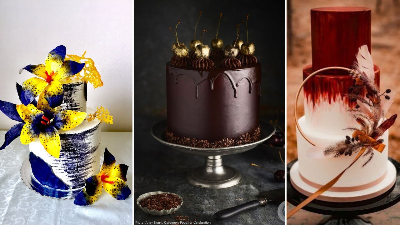 Contemporary Birthday Cake