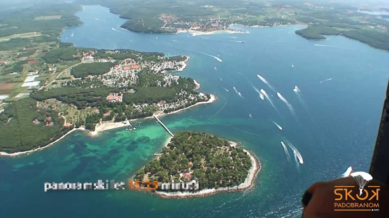 Tandem skok padobranom i slobodan pad mix video - YouTube