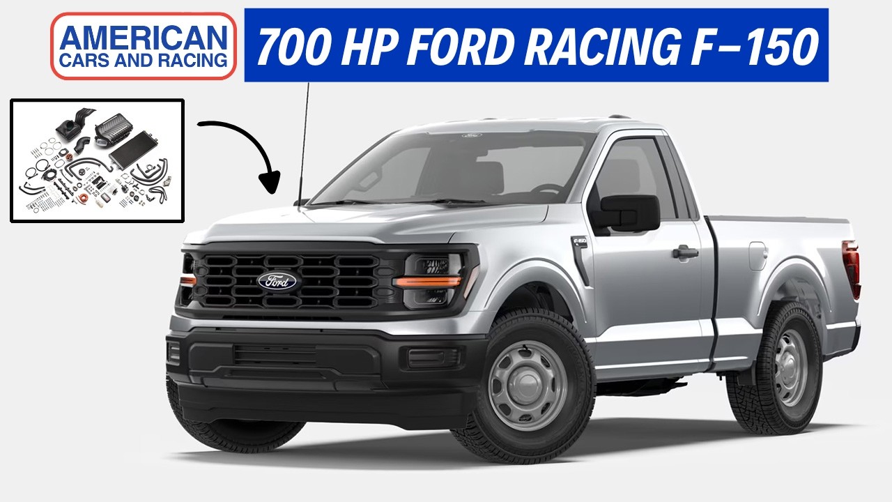 Ford Racing 700 HP F-150 And 810 HP Mustang Debut - YouTube