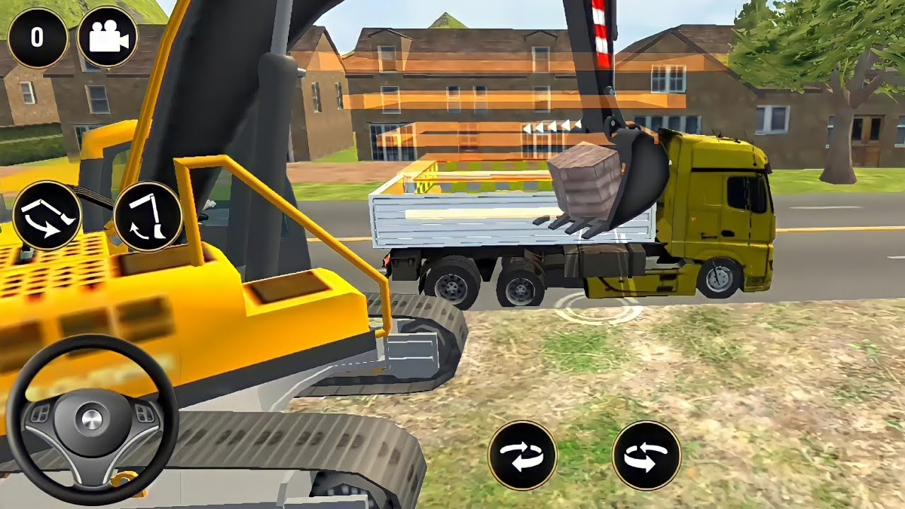 BEGO KERUK BATU KE TRUK DUMP - House Construction Simulator - YouTube