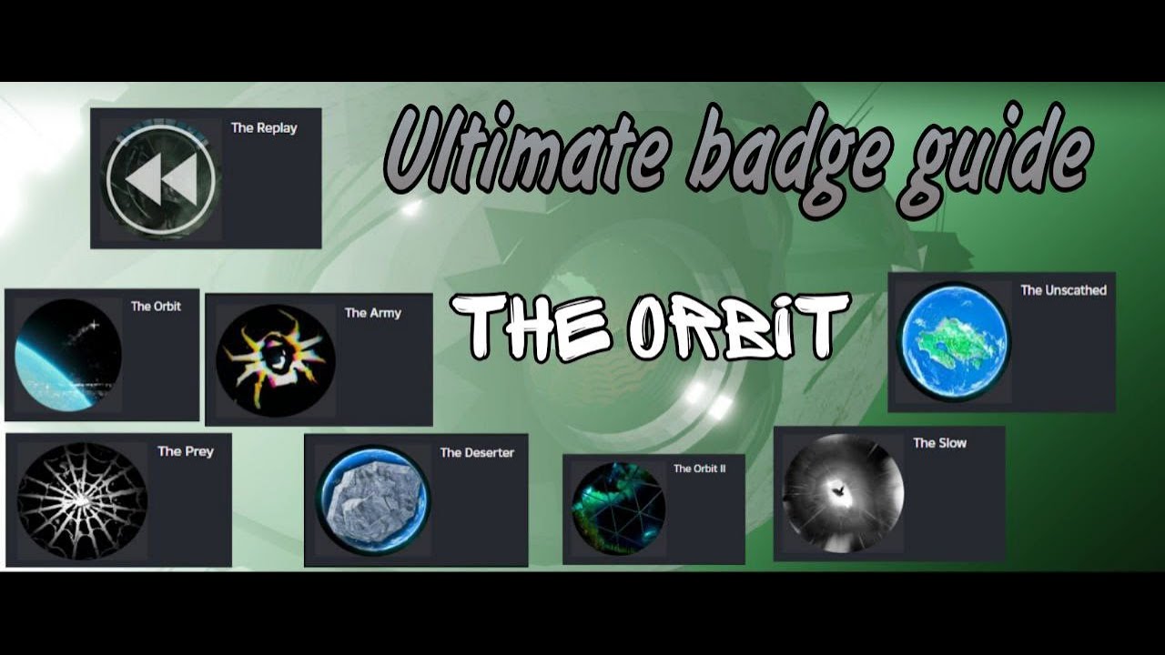 [ISLE 10] Ultimate Orbit Badges Guide - YouTube