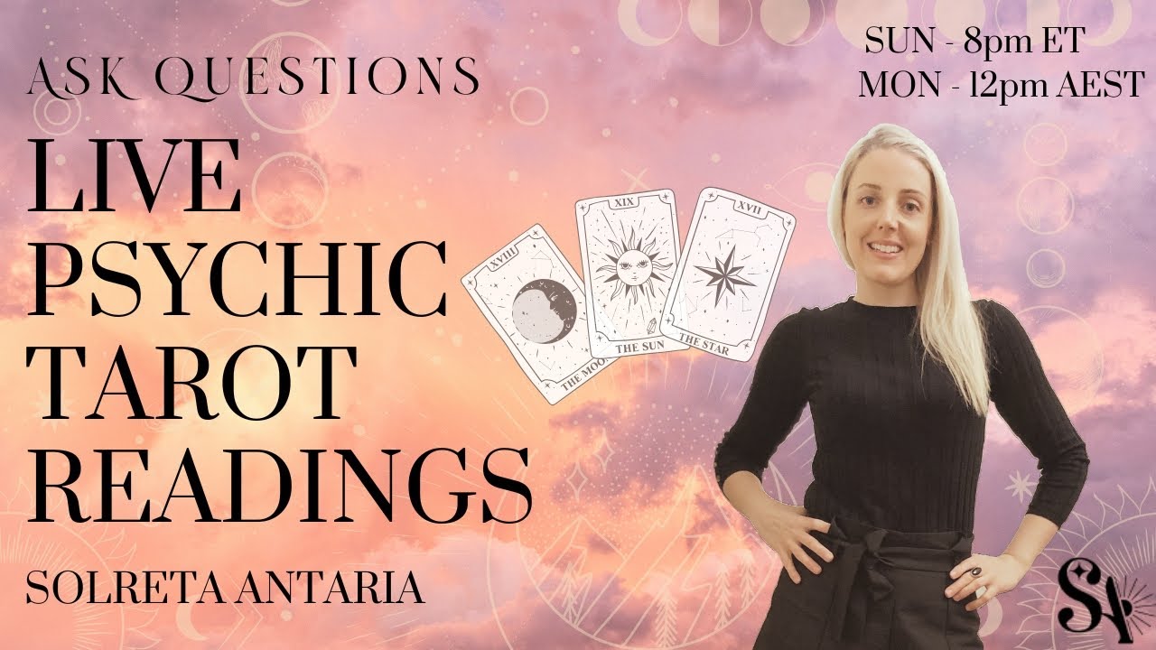 🔮 LIVE Psychic Tarot Reading with Solreta – Ask Your Questions NOW ...