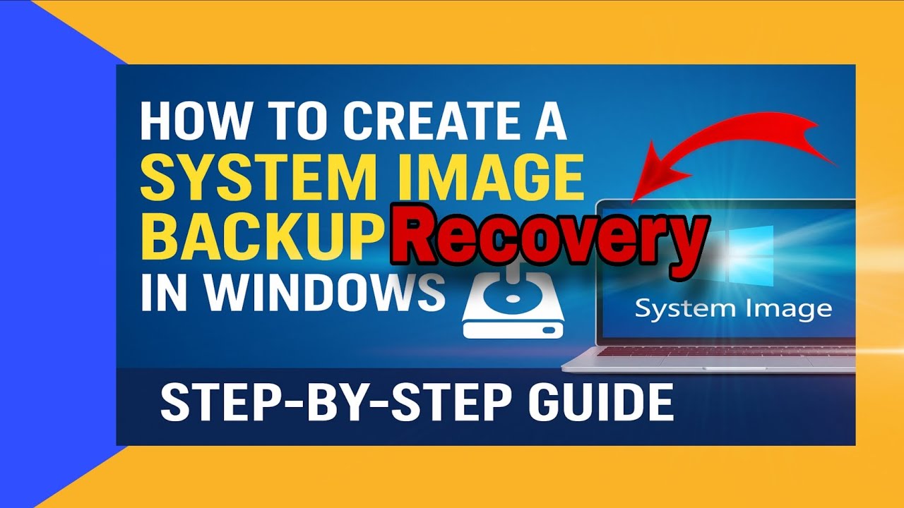 Windows PC System Image Backup Recovery | Full Restore Step-by-Step ...