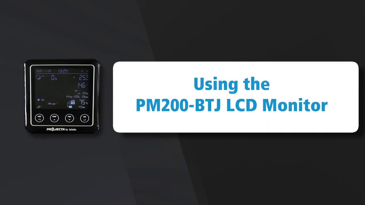 How to set up Projecta PM200-BTJ - YouTube