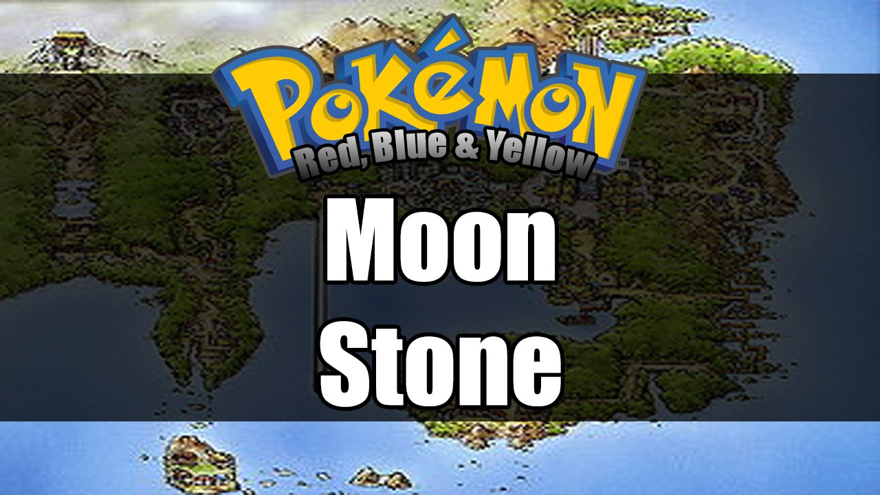 Pokemon Red/Blue/Yellow - Where to get Moon Stone - YouTube
