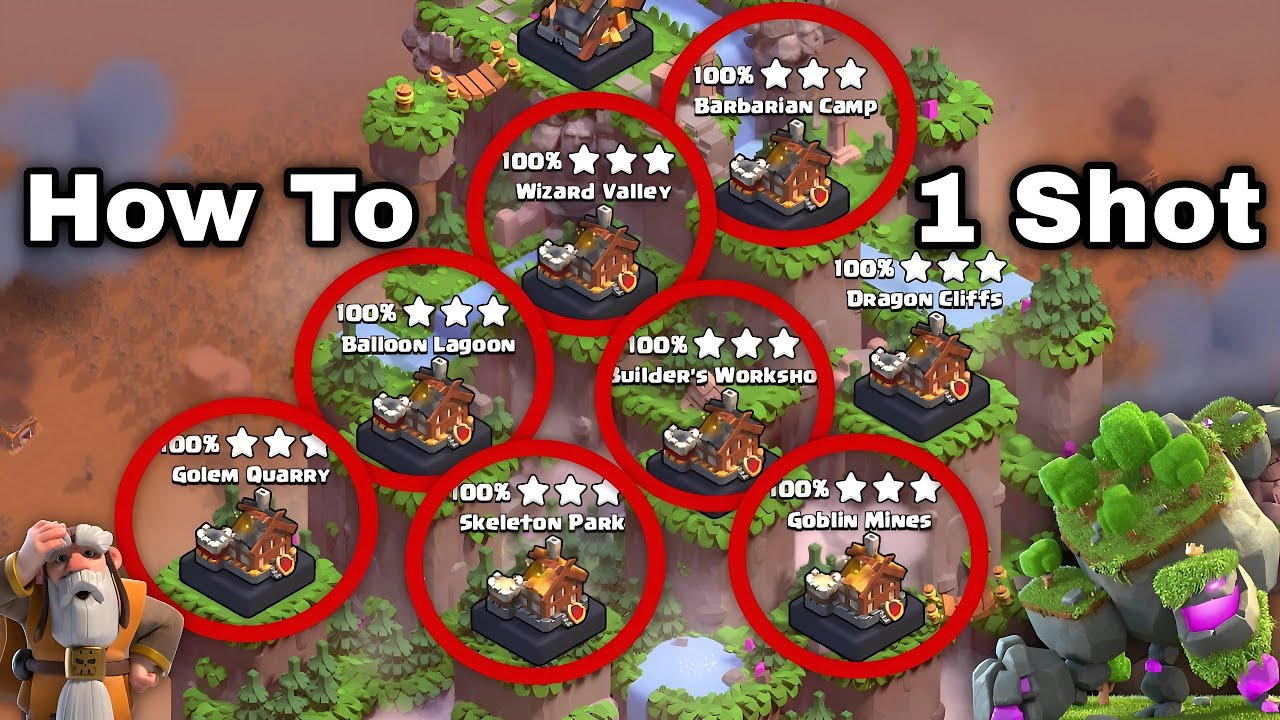 One Shot All District In Clan Capital | Clan Capital Attack Strategy ...