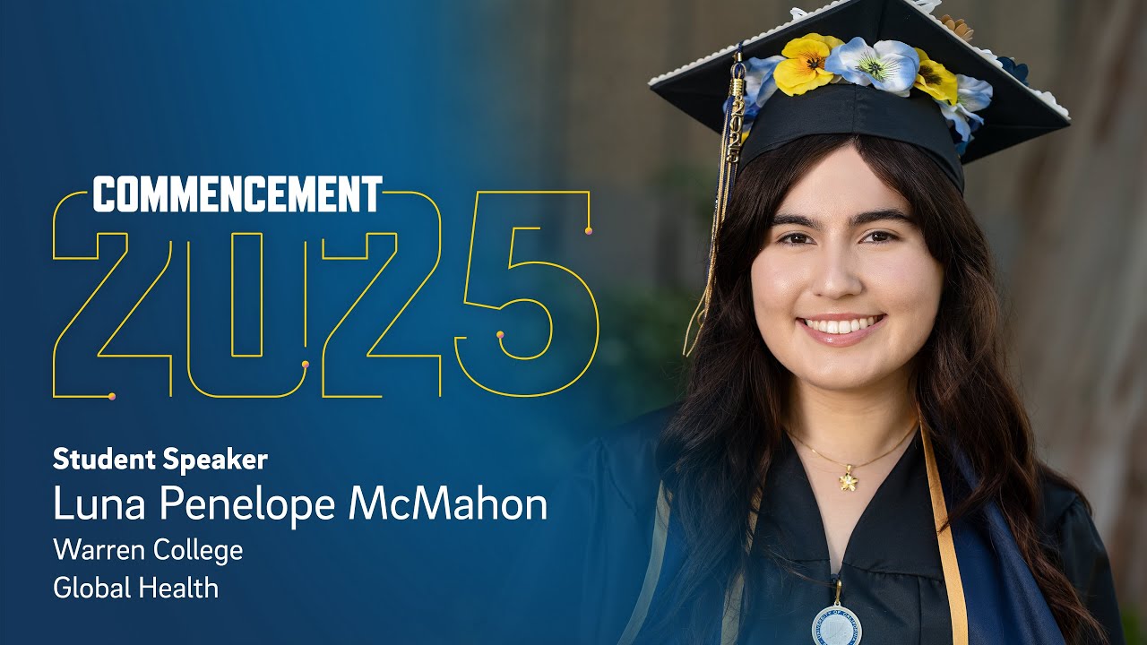 Luna Penelope McMahon: UC San Diego Commencement 2025 Student Speaker ...