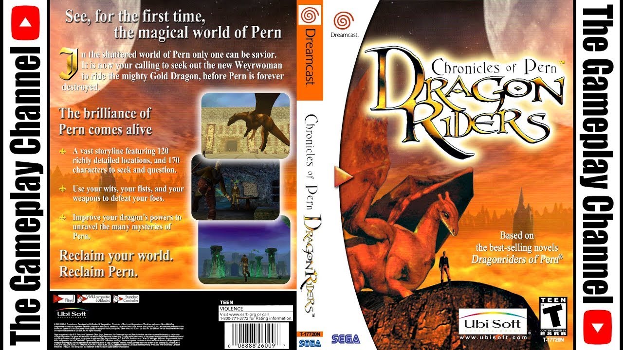 Sega Dreamcast | Dragon Riders - Chronicles of Pern | Trailer - YouTube
