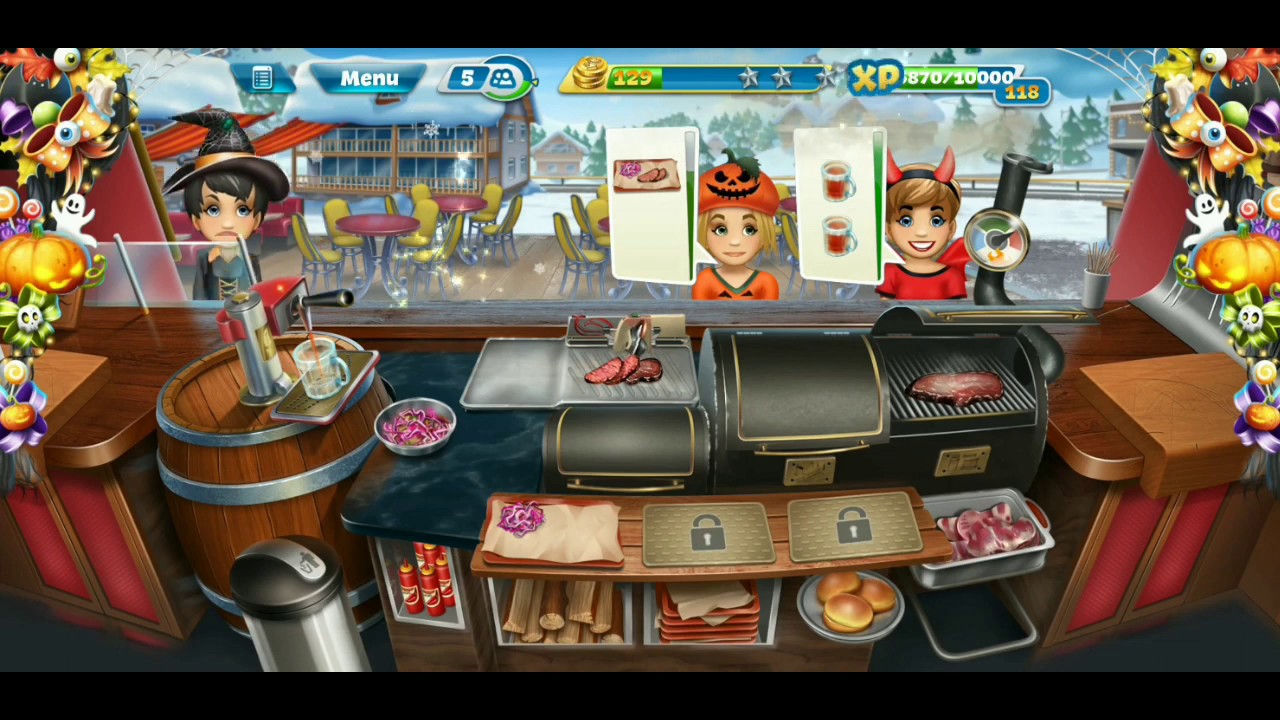 Cooking Fever Day 441 Smokey Grill BBQ - YouTube