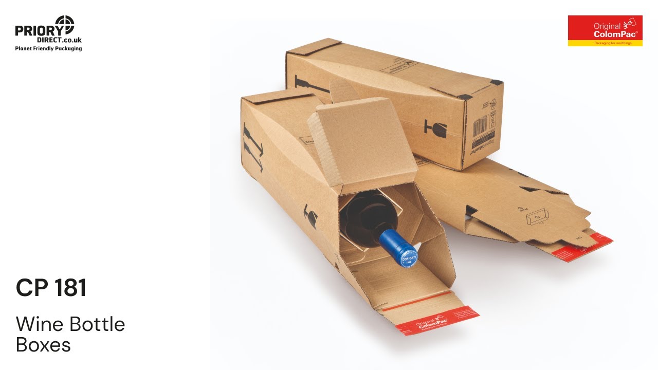 CP 181 ColomPac Wine Bottle Boxes - YouTube