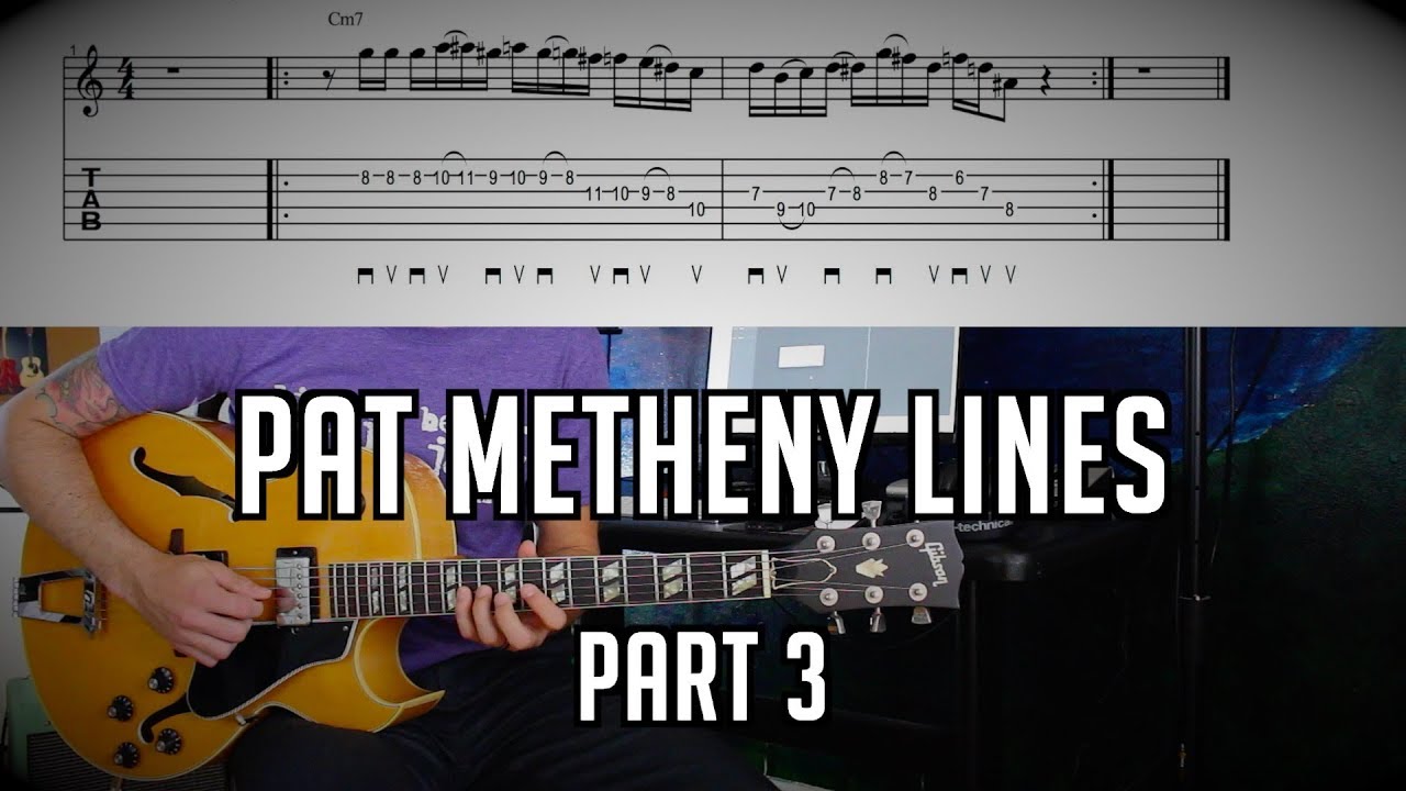 Must Know Pat Metheny (Jazz) Fragments (3 of 3) w/ TABs - YouTube