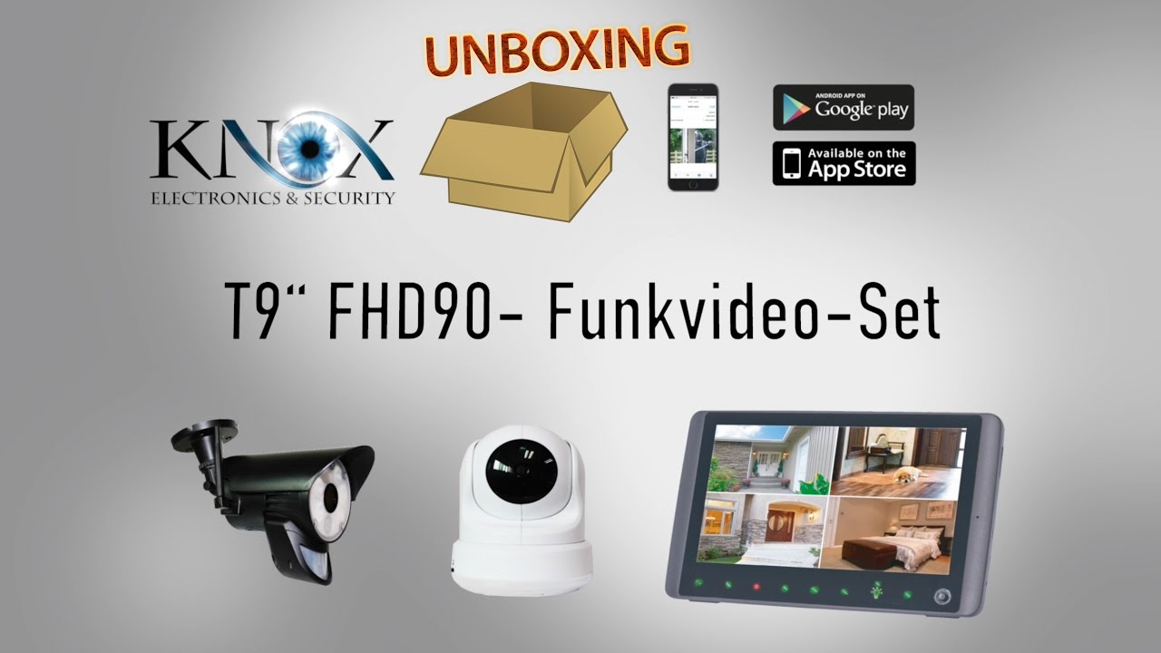 Knox 9“ FHD90- Funkvideo-Set - UNBOXING - YouTube