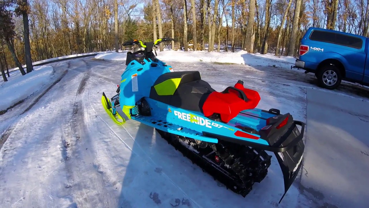 2017 Ski Doo Freeride 137 Walk Around - YouTube