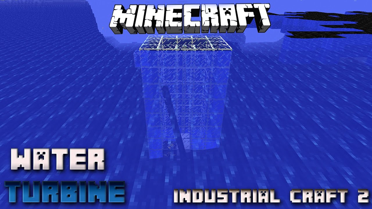 Water Turbine 💎 Industrial Craft 2 Tutorial 💎 English - YouTube
