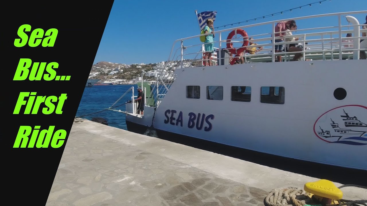 Sea Bus...First Ride - YouTube