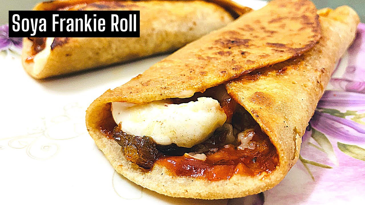 Soya Frankie Roll - Healthy Veg Frankie - Street Style Franky Roll ...