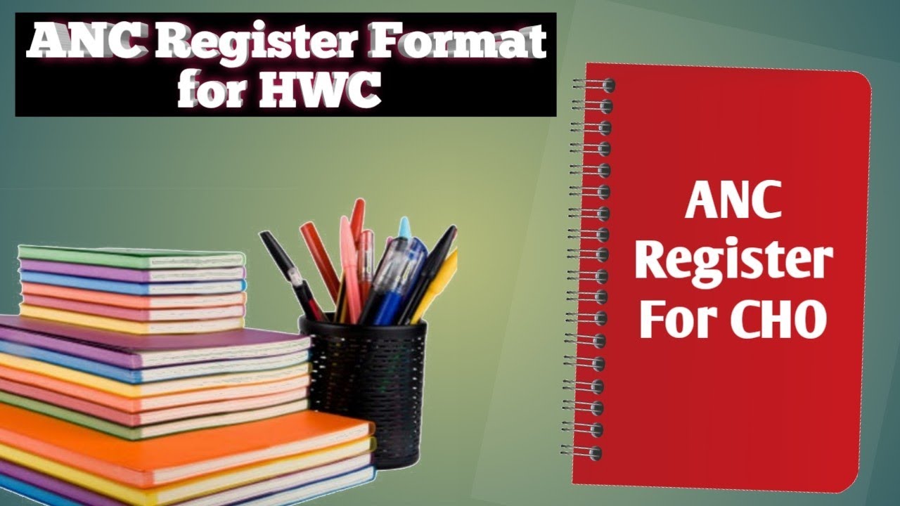 ANC register format for HWC/for CHO - YouTube