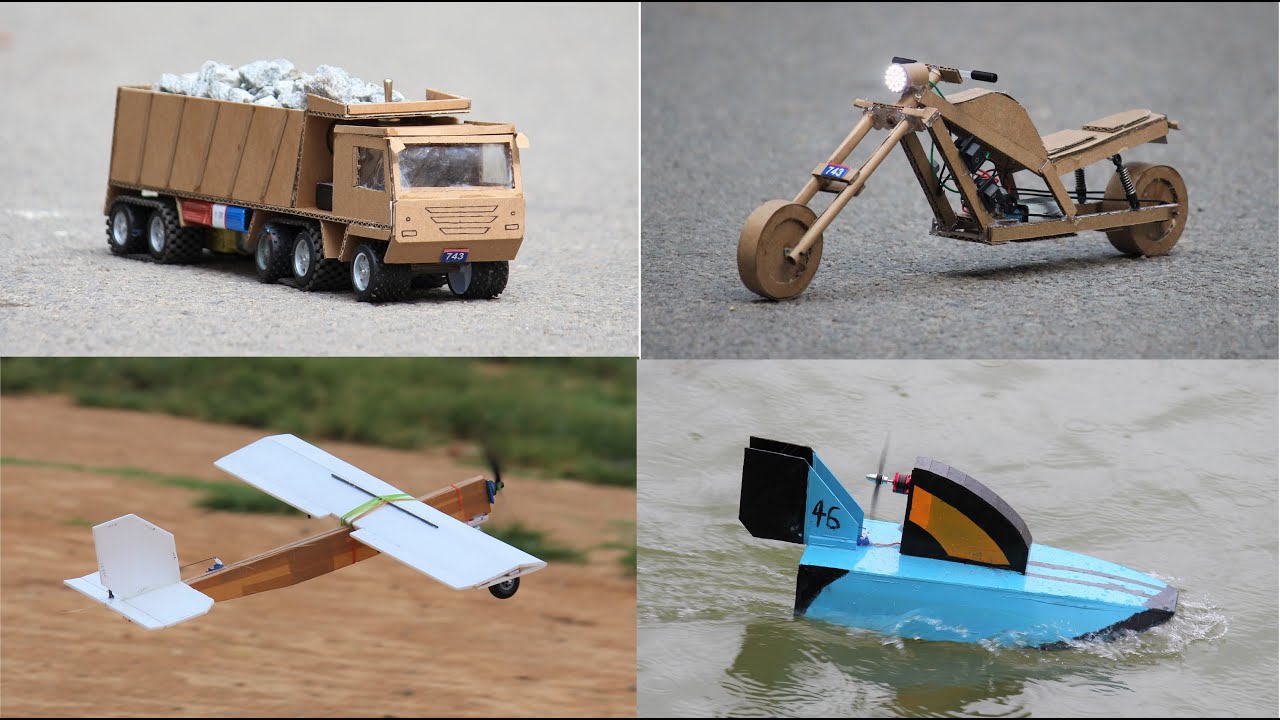 4 Amazing DIY Toys Concept Models - 4 AMAZING DIY INVENTIONS - YouTube