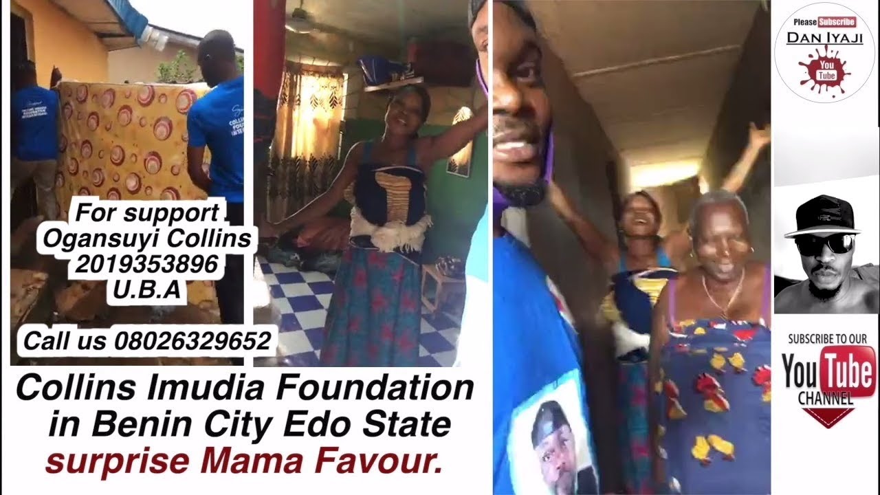 Collins Imudia surprise Mama Favour. - YouTube