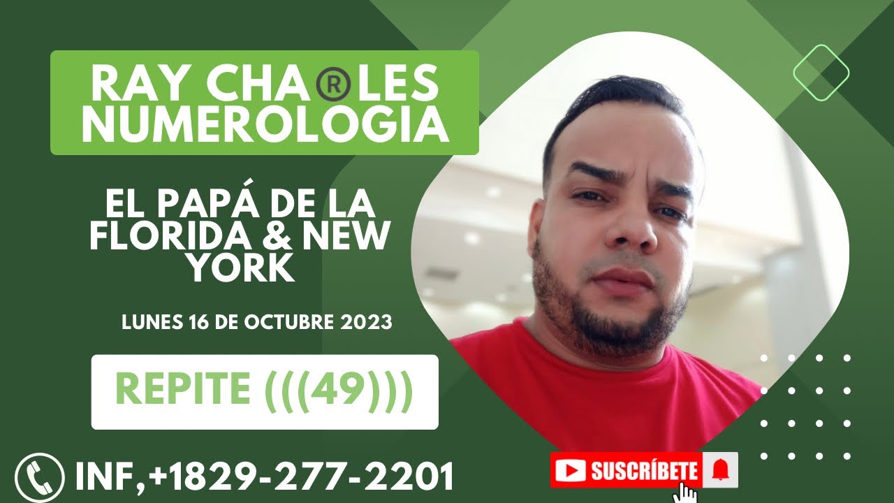 Ray Cha®️les Nu〽️erología está en vivo - YouTube