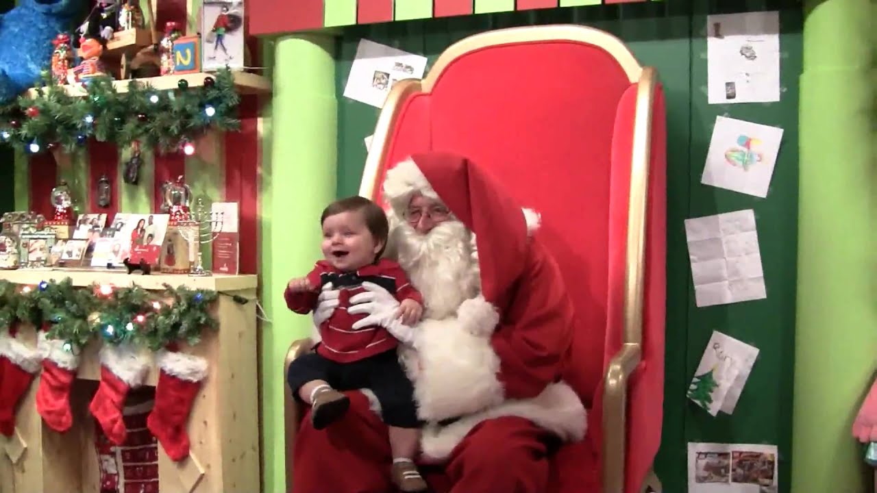 First Visit with Santa Claus - YouTube