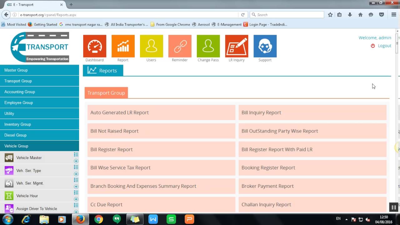 Online Transport Software GST updated - Call @ 9727713289 - YouTube