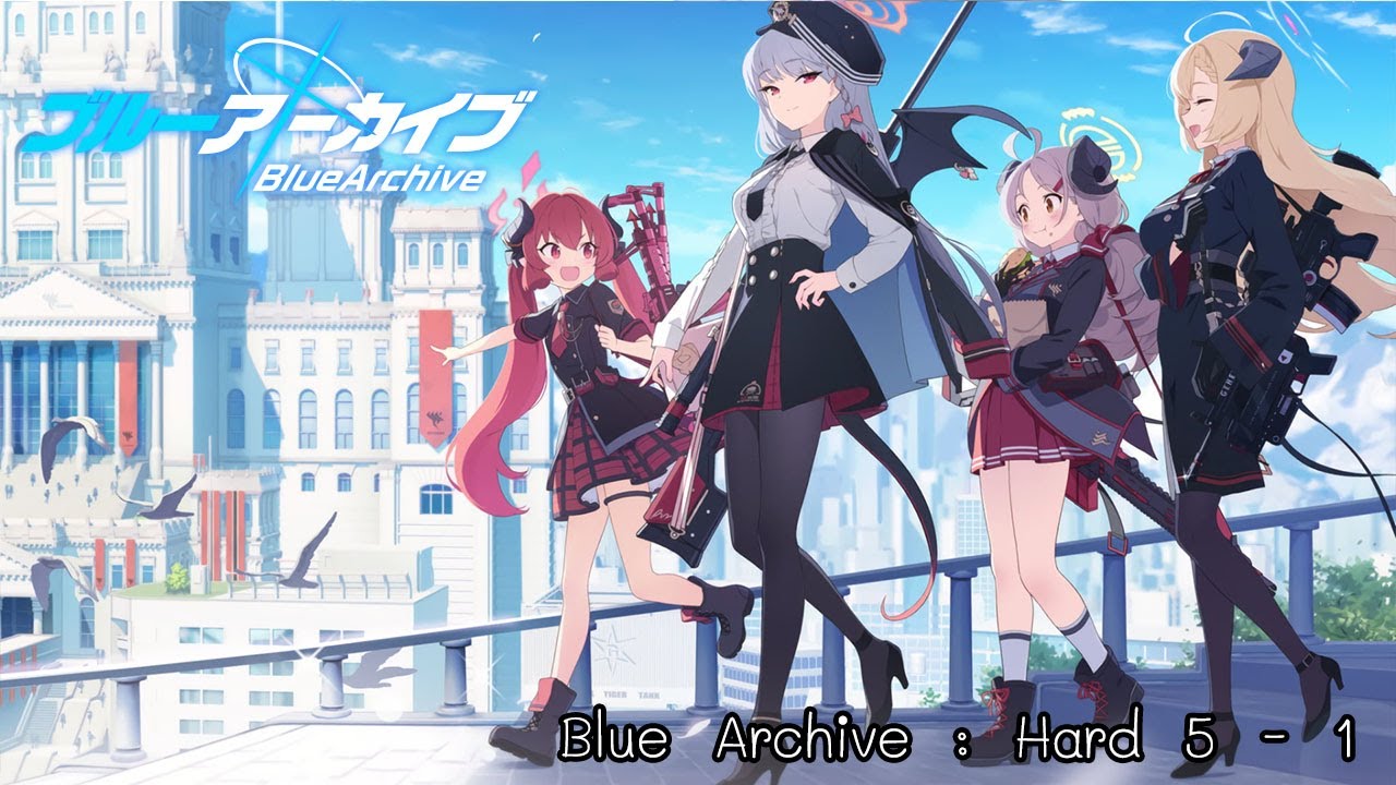 Blue Archive : ลุยด่าน Hard 5 - 1 - YouTube