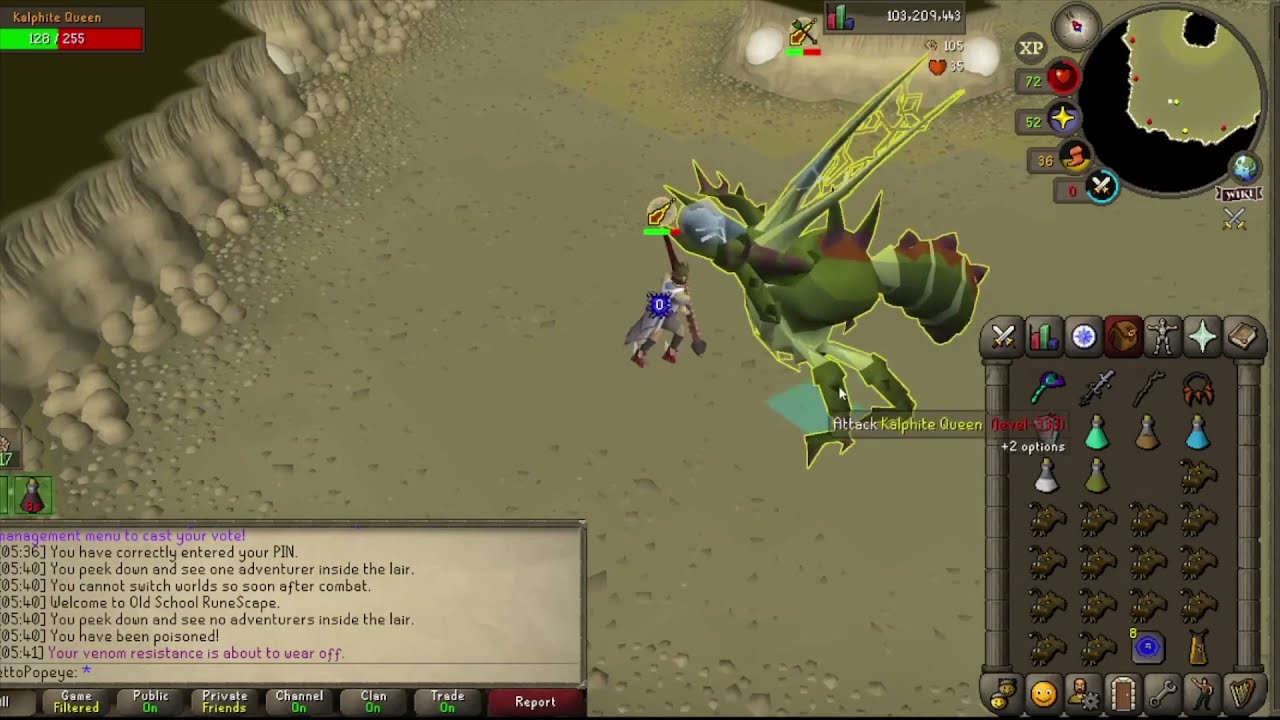 OSRS KQ Head For Slayer Helmet and For Diary - YouTube