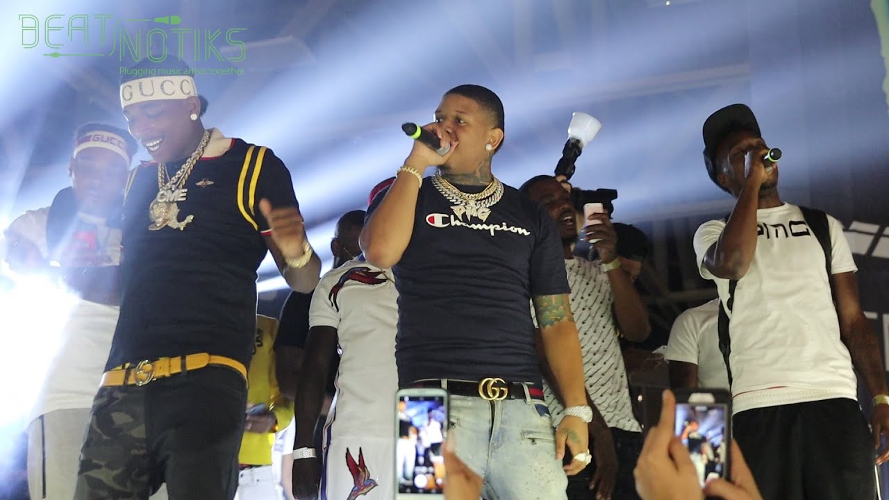 Yella Beezy performing That's On Me, Up One, I Wanna Know, and more in ...