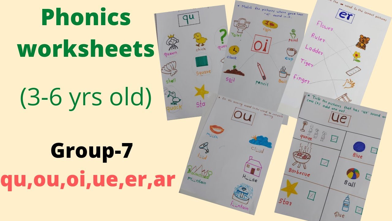 DIY phonics worksheets for preschoolers | how to teach phonics sounds ...