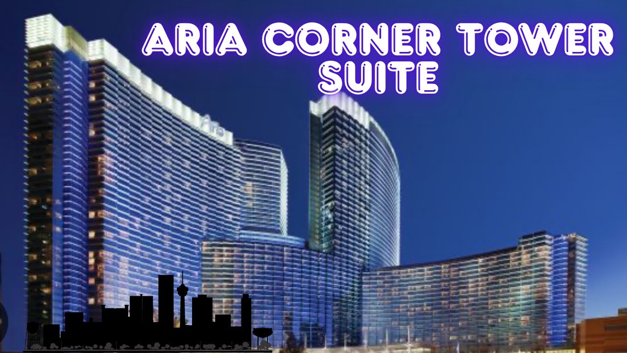 Aria Las Vegas Corner Tower Suite Room Tour - YouTube