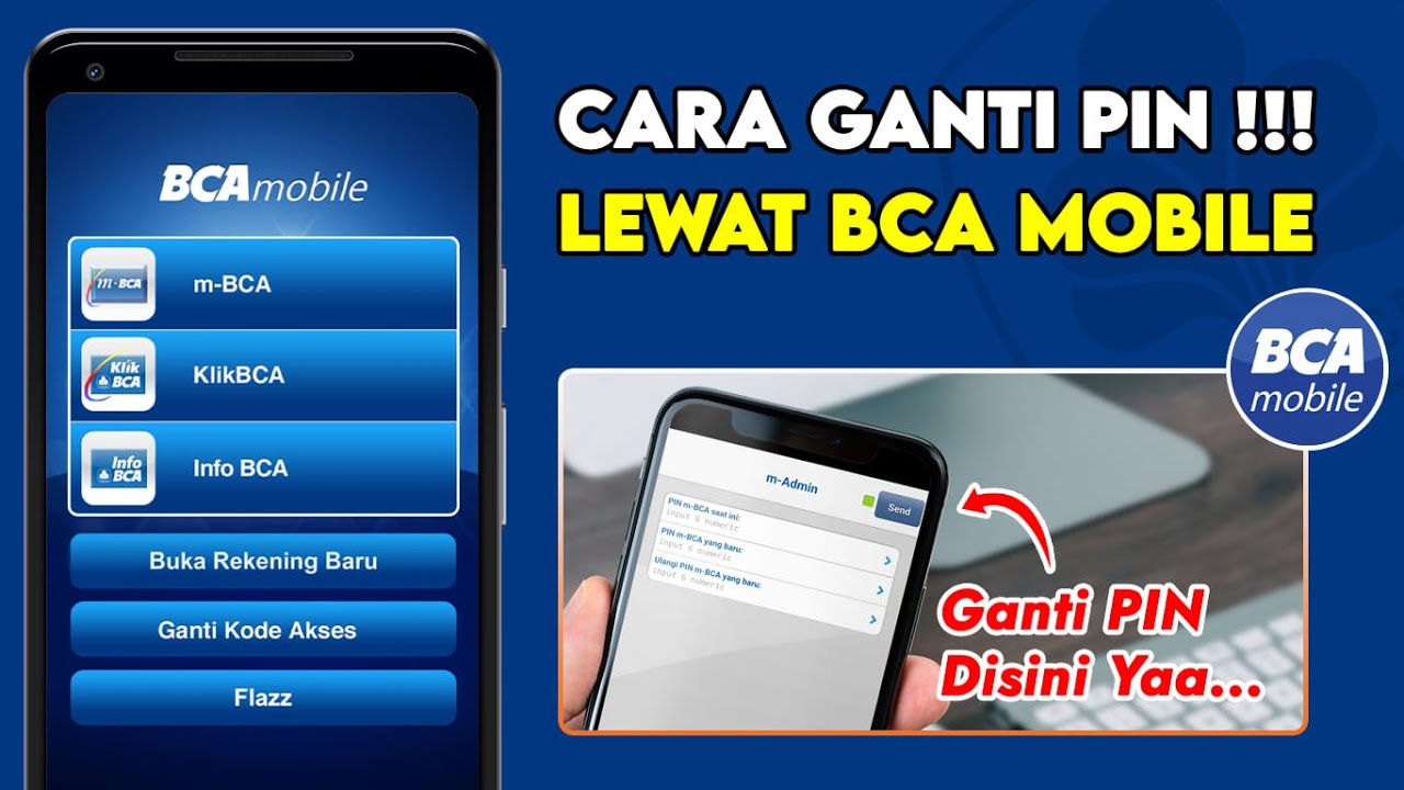 Cara Ganti PIN BCA Mobile / m-Banking BCA Tanpa ke Bank - YouTube