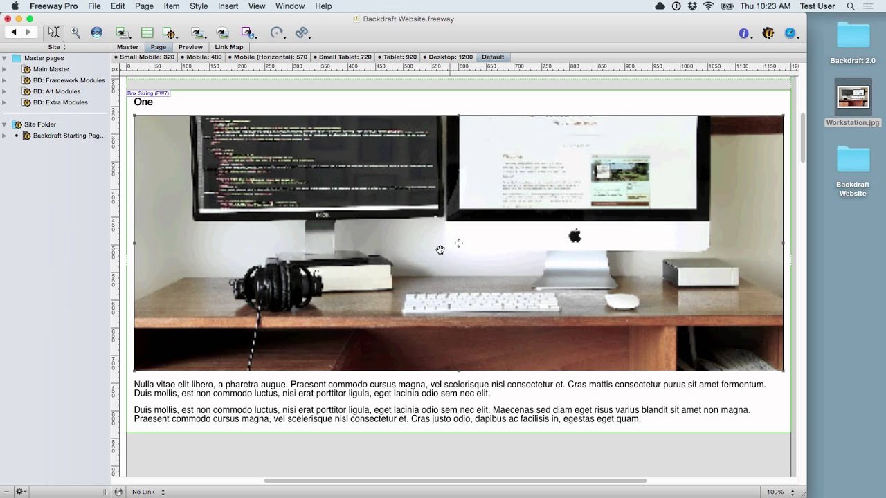 Building Your First Responsive Webpage With Backdraft - YouTube