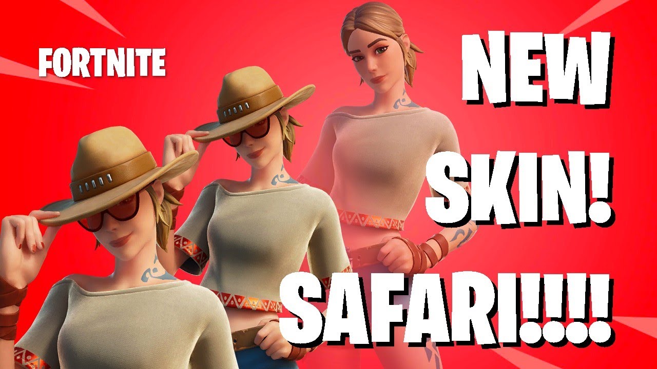 NEW FORTNITE SKIN SAFARI in the item shop now! - YouTube