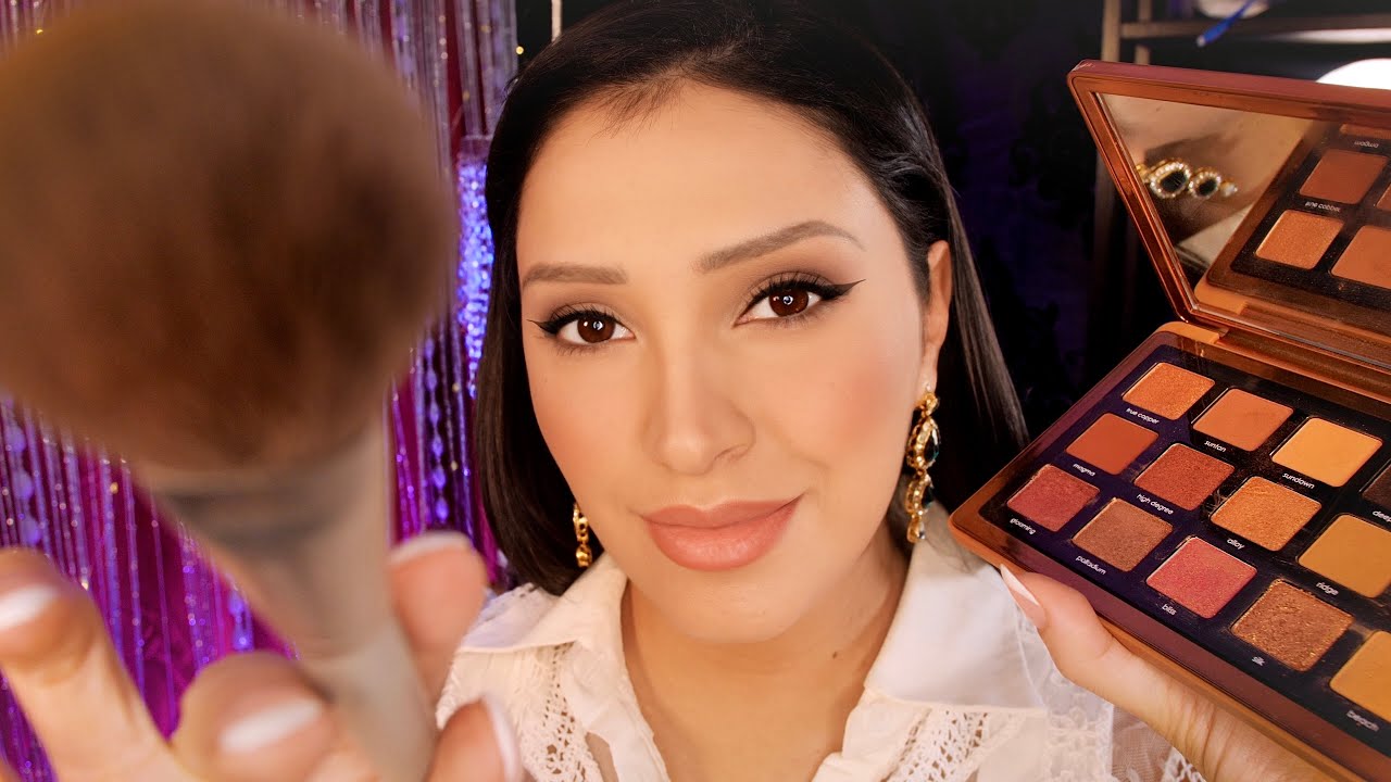 ASMR Makeup Artist Does Your Makeup | Layered Sounds + Relaxing Makeup ...