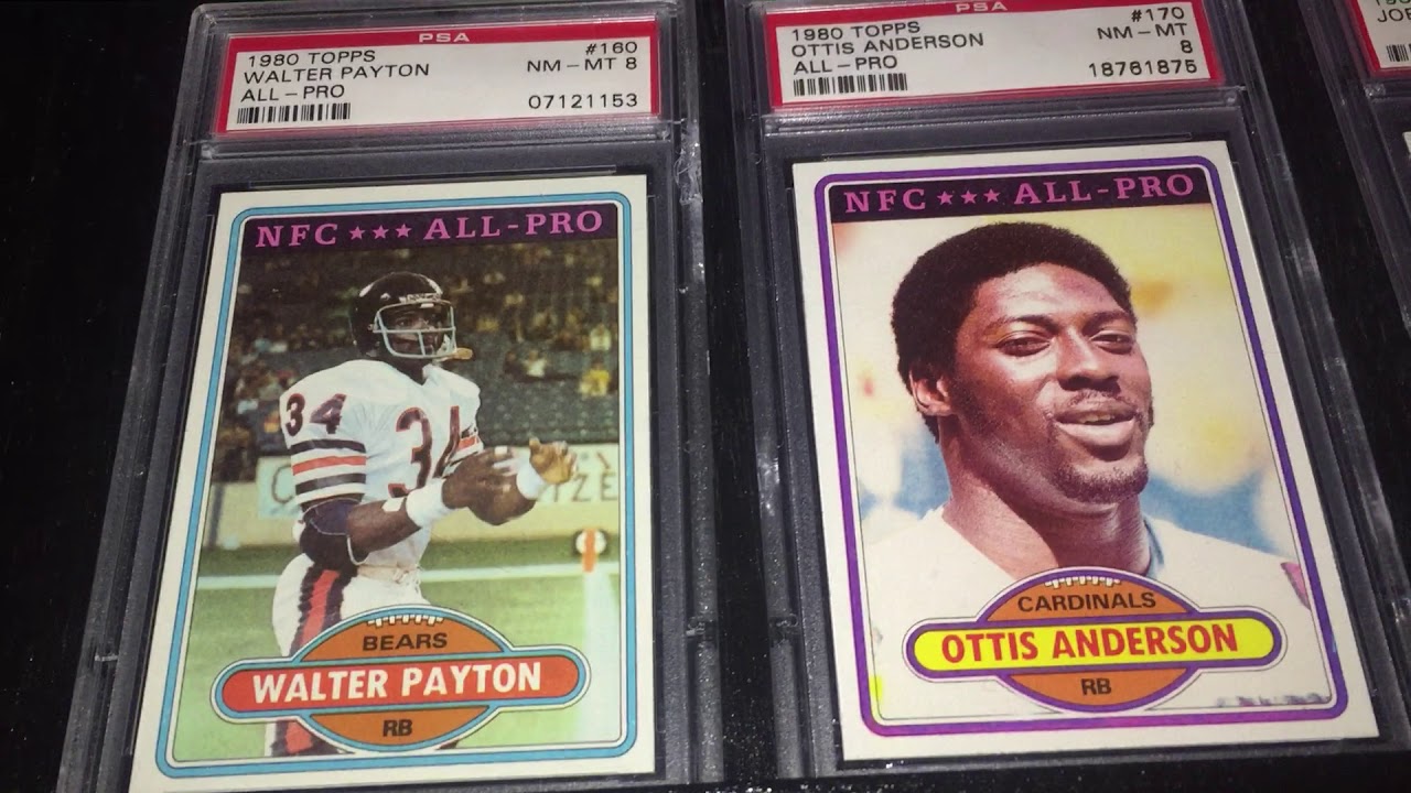 1980 Topps Football Cards - Vintage Profile of Key Cards Hall of Famers ...