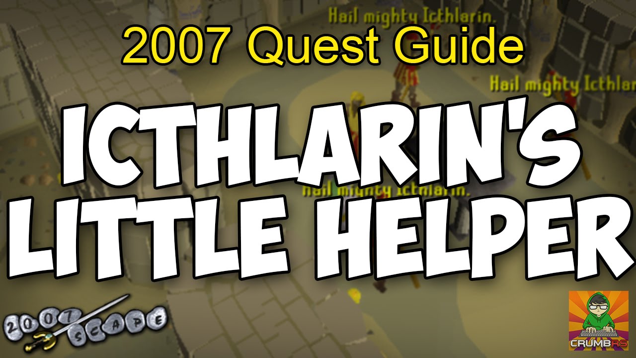Runescape 2007 Icthlarin's Little Helper Quest Guide - YouTube