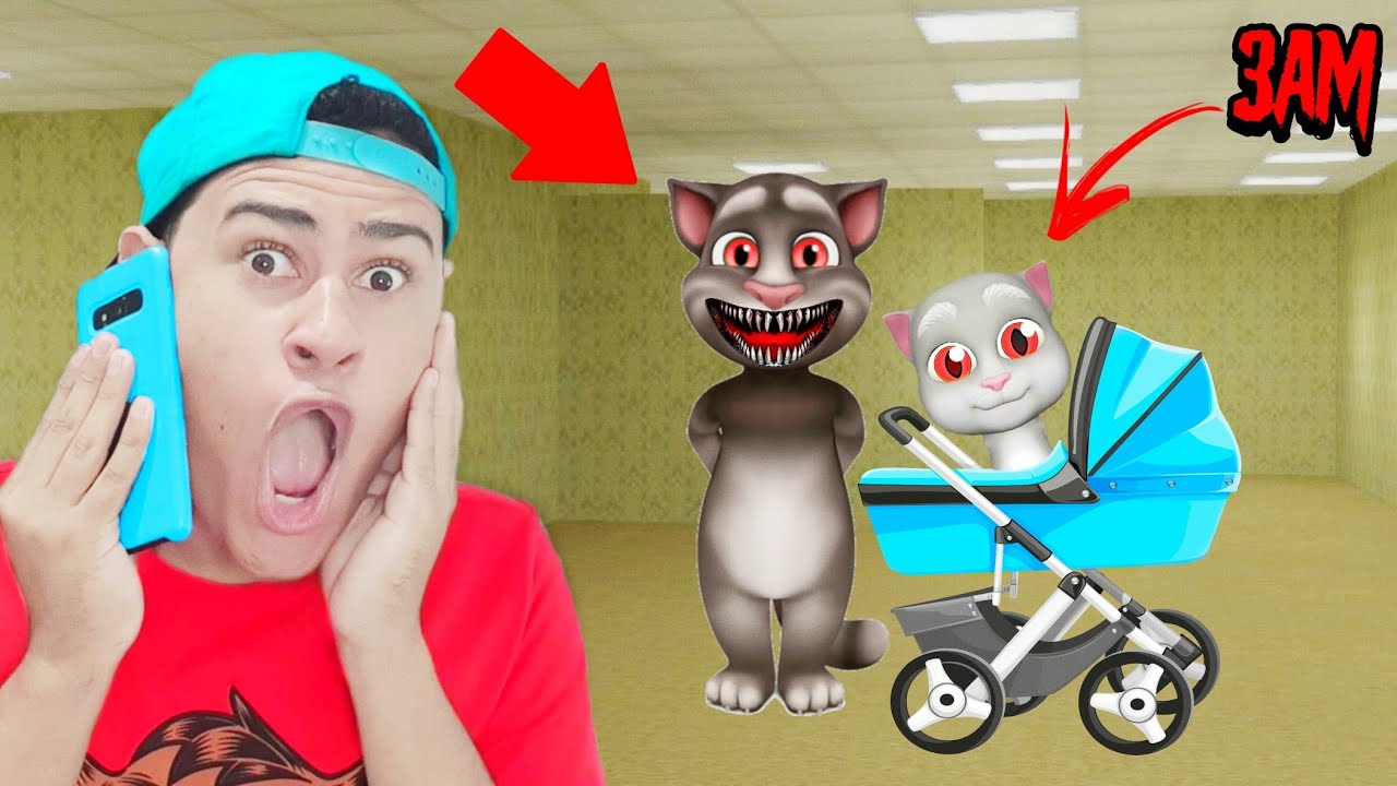 ENCONTREI O IRMÃO SECRETO DO TALKING TOM AS 3AM (Deu ruim!!!) - YouTube