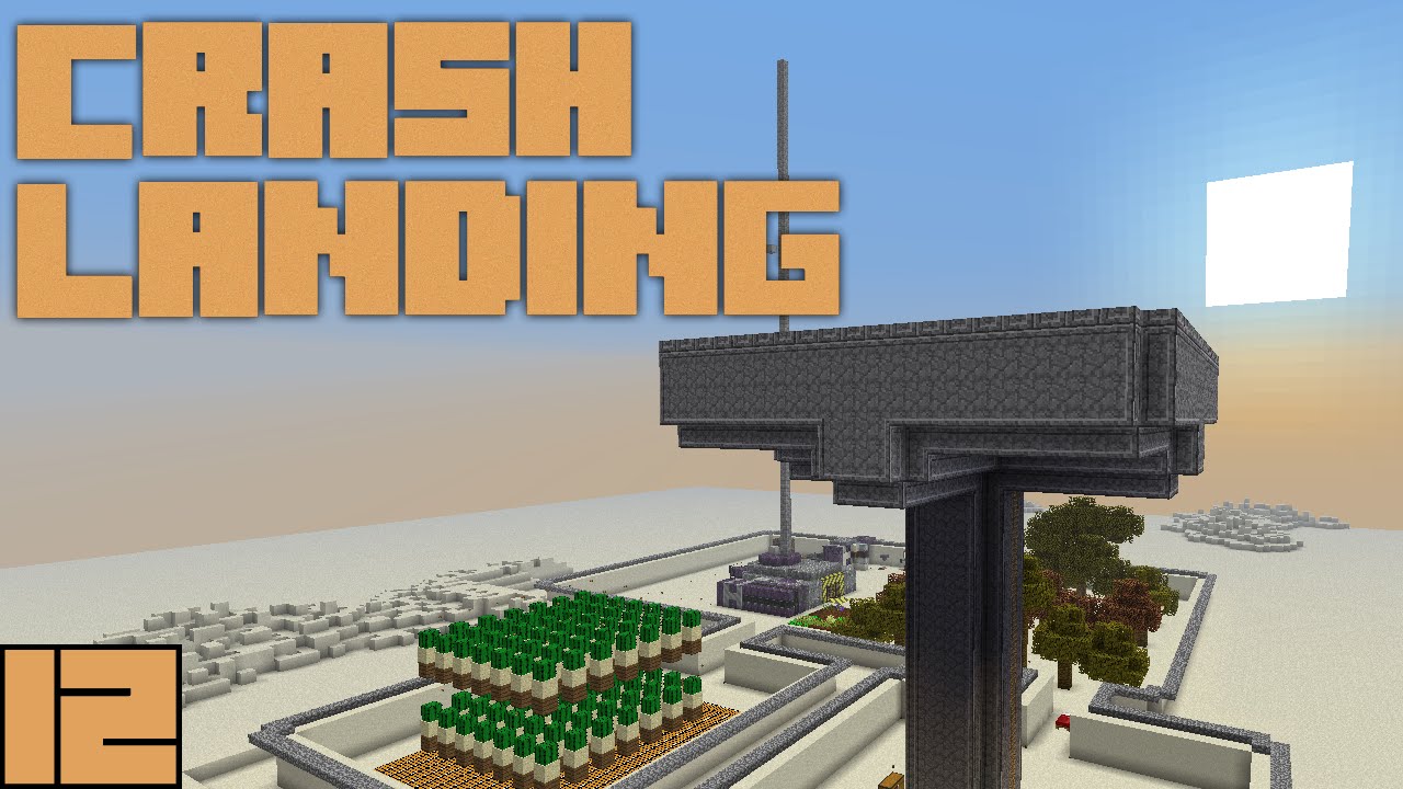 Minecraft Crash Landing - Mob Farm [E12] - YouTube