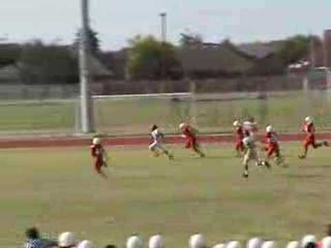 Donna Redskins Jacob Balli 2006 freshman football highlights - YouTube