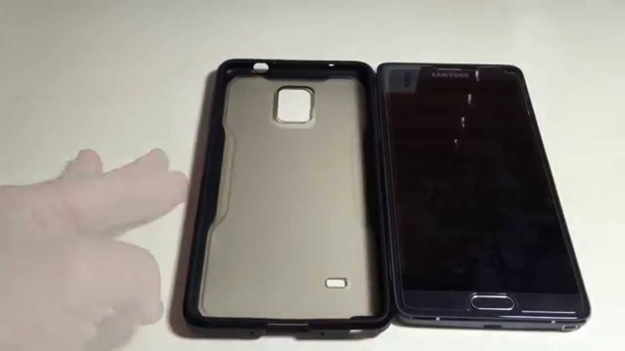 Review: SUPCASE Hybrid Protective Bumper Case for Galaxy Note 4 - YouTube