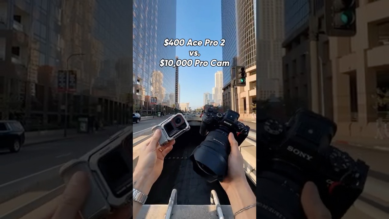 Insta360 Ace Pro 2 vs $10K Pro Camera 😳 8K Street Photography Test — Can You Tell the Difference?