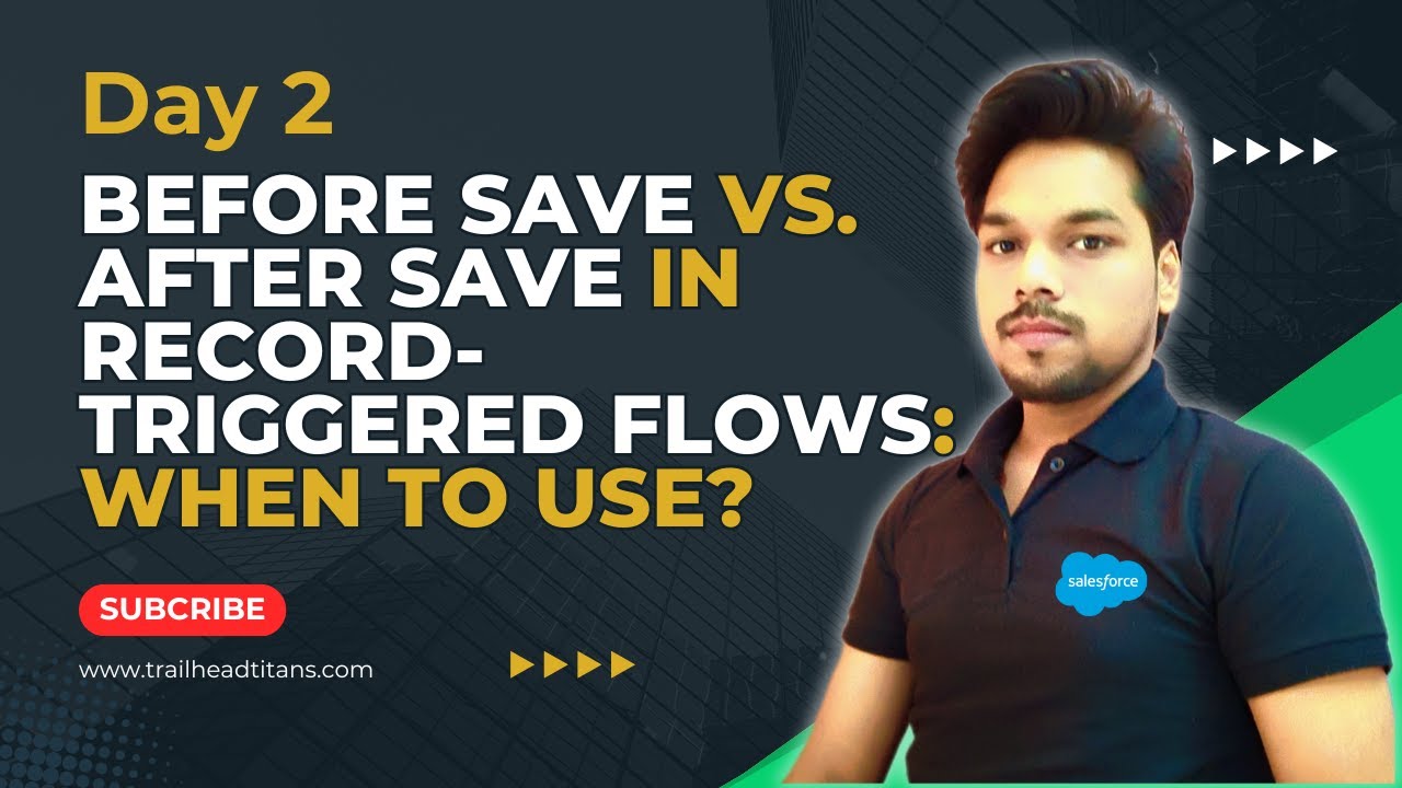 Before Save vs After Save: Which Record Triggered Flow To Use - YouTube