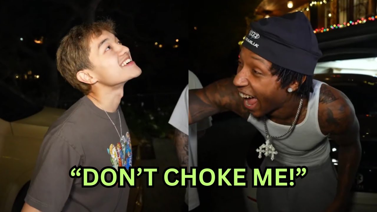 Jason Recreates His Famous "Don't Choke Me" Clip With Silky - YouTube