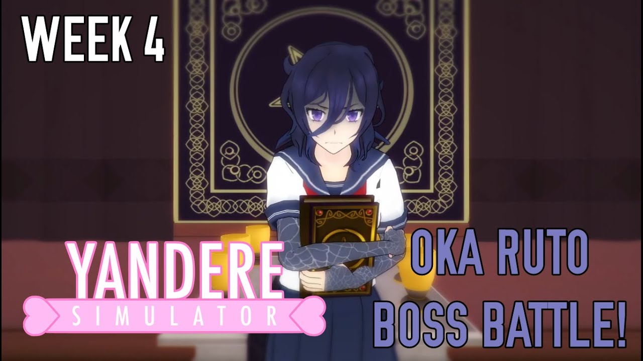 OKA RUTO EPIC BOSS BATTLE! (WEEK 4) - YANDERETALE - YouTube