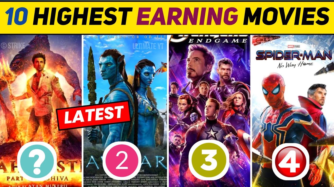 TOP 10 HIGHEST GROSSING MOVIES OF ALL TIME || TOP 10 HIGHEST EARNING ...