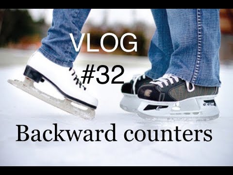 Backward counter figure skating - YouTube