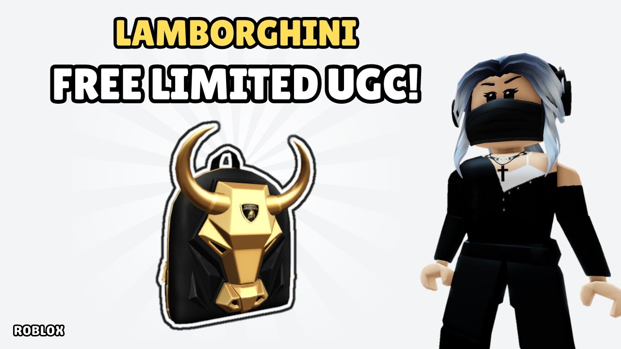 Free Limited UGC | How To Get The Lamborghini Backpack in Lamborghini ...