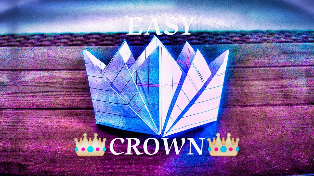 HOW TO MAKE A PAPER Crown 👑 || EASY 👑 ||@mraarav326 - YouTube