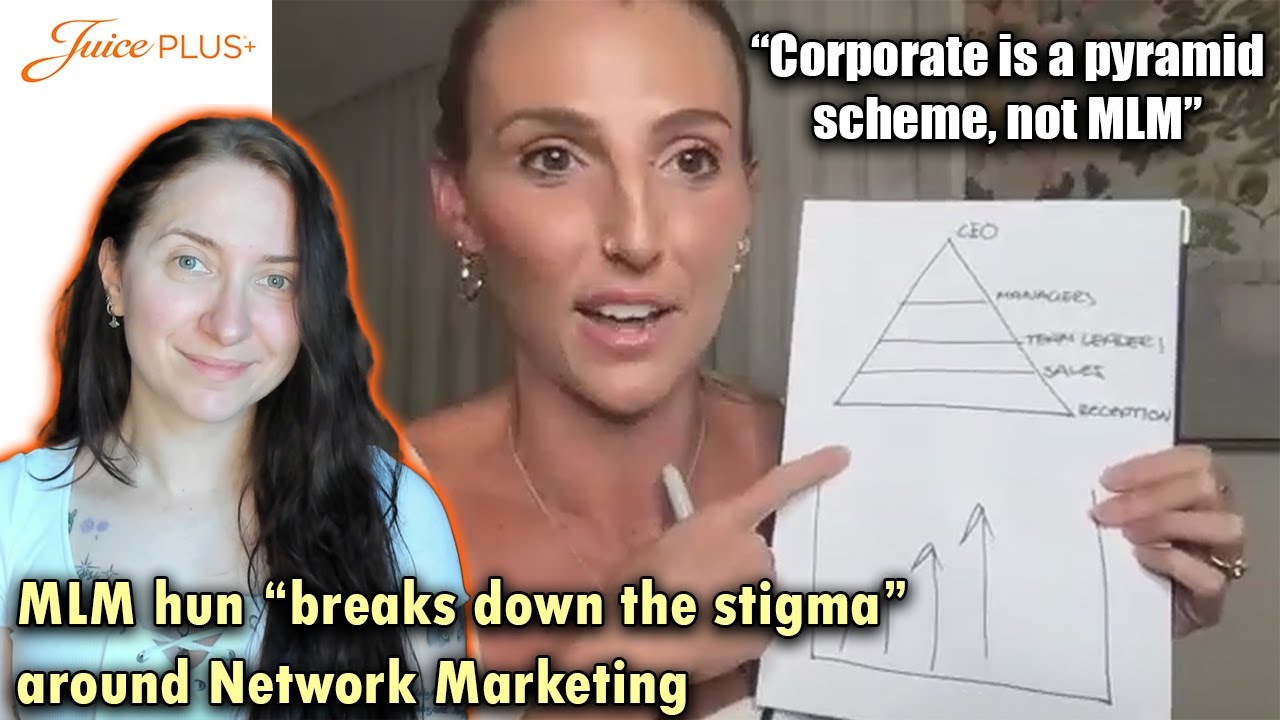 "Corporate is a pyramid scheme, not MLM" | Juice Plus hun 'breaks down ...